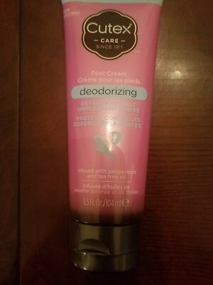 Cutex Foot Cream, Deodorizing | eBay