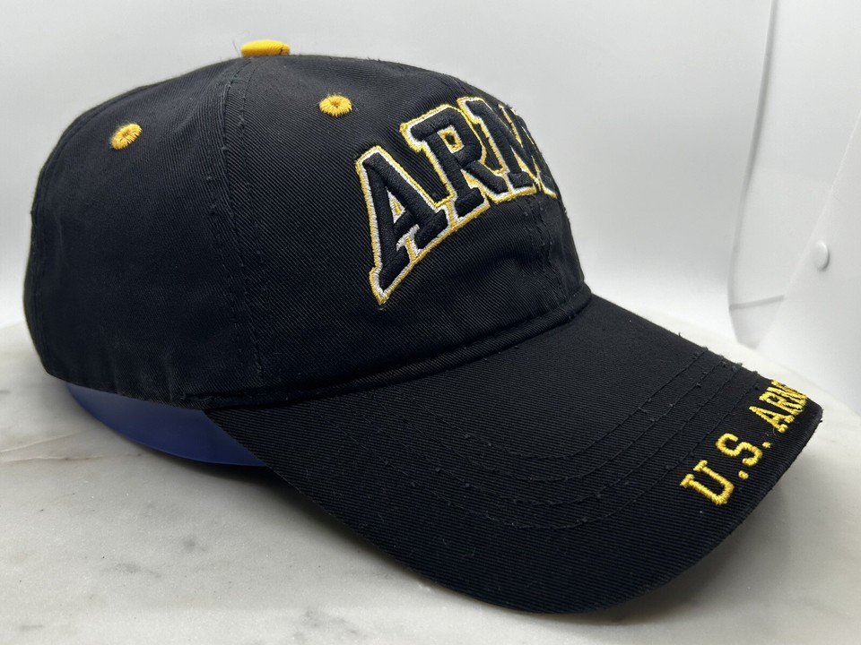 U.S. Army Cap Hat Adult Adjustable Black Cotton ML Caps | eBay