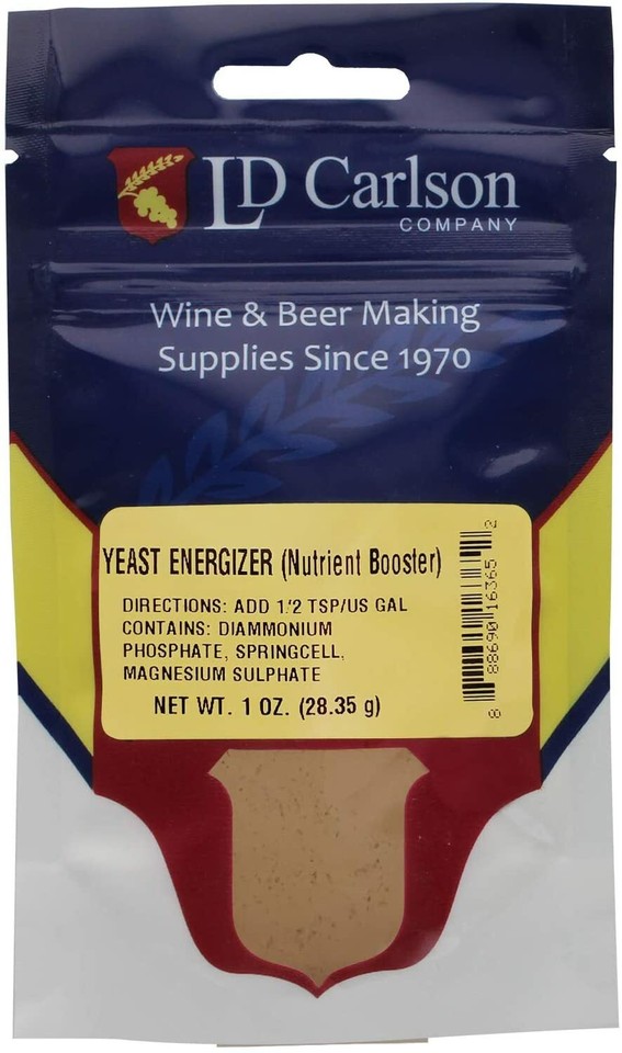 YEAST ENERGIZER LDC Nutrient for Homebrew Beer Wine Mead Seltzer Shine ...