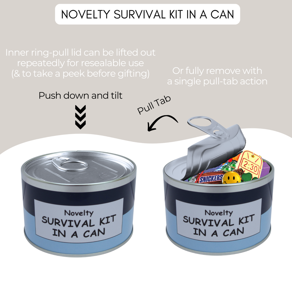 ANNIVERSARY SURVIVAL KIT IN A CAN. Boyfriend Christmas/Birthday ...