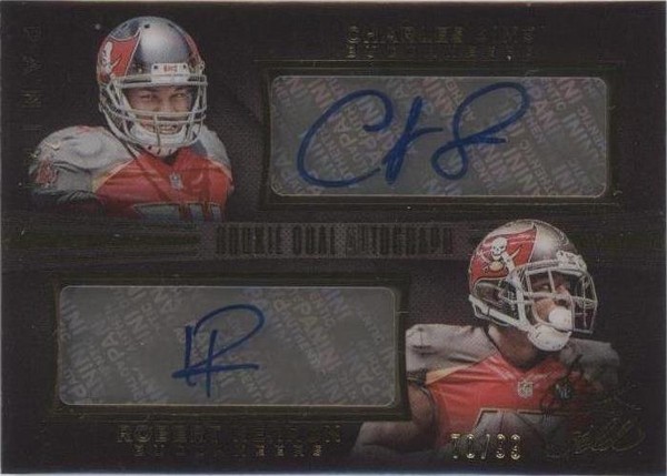 2014 Panini Black Gold - Rookie Dual Autograph #124 Charles Sims ...