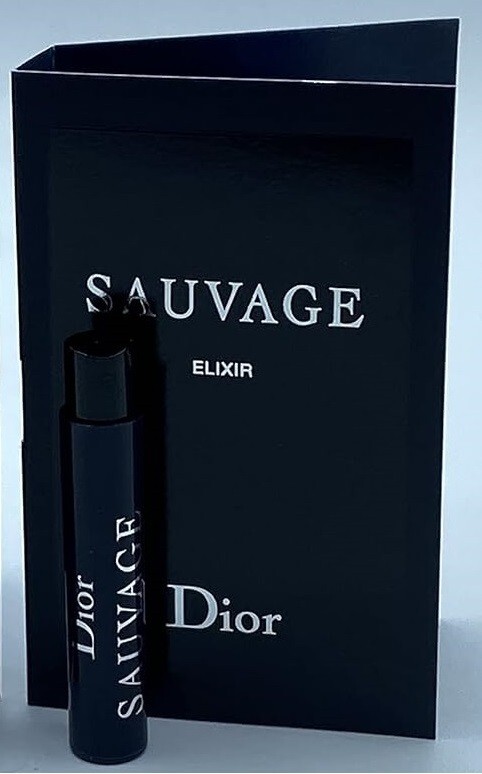 1 Sample Vial SAUVAGE ELIXIR by CHRISTIAN DIOR for Men 0.03 oz PARFUM ...