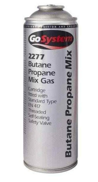 GoSystem Butane Propane Mix Gas Cartridge 190g Camping Canister X 4 for ...