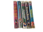 Lot Of 5 Disney Princess VHS Tapes Sleeping Beauty Snow White Vintage ...