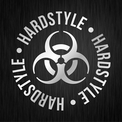 Hardstyle Biohazard Reactor Toxic Dj Silver Car Vinyl Decal Sticker | eBay