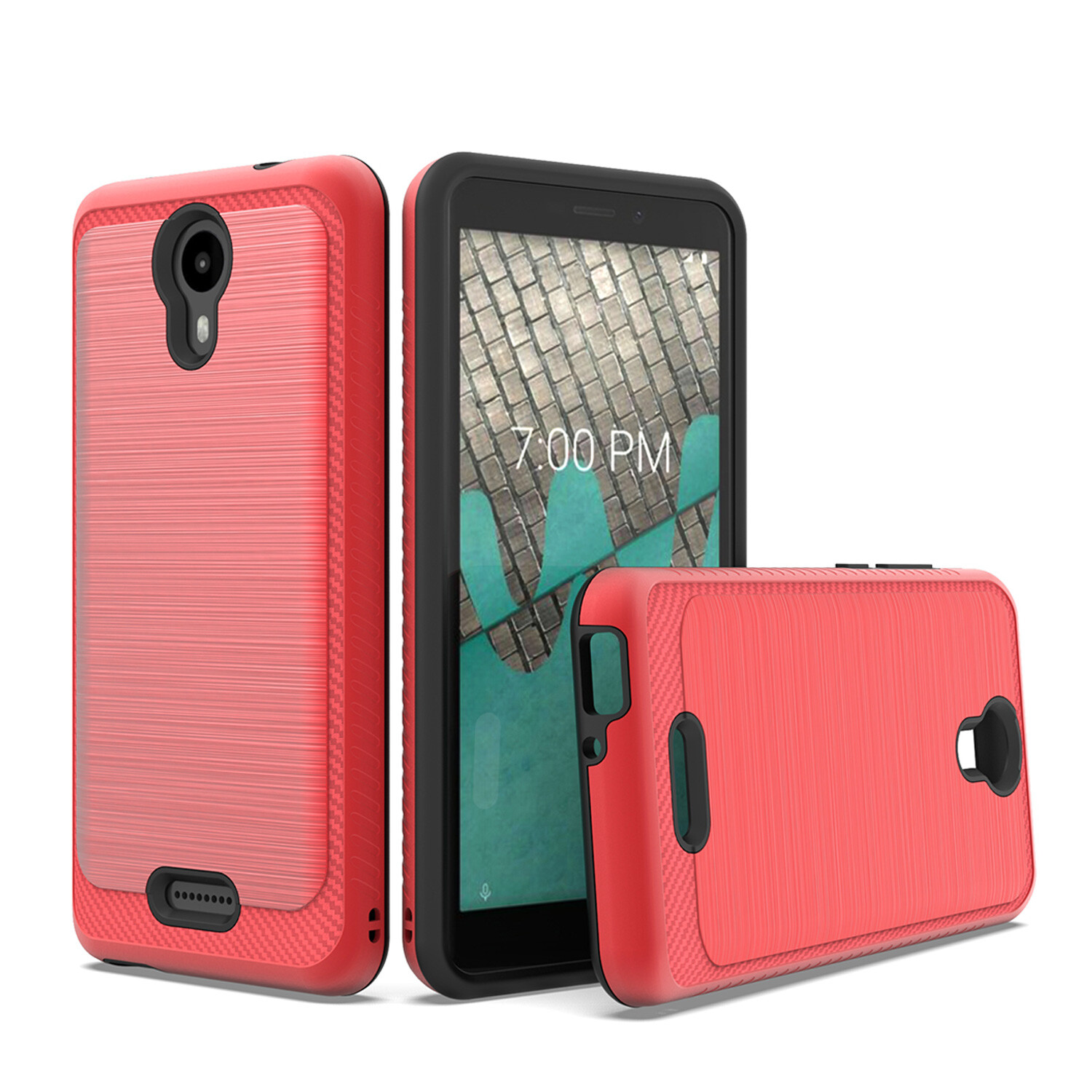 For AT&T ATT Calypso U318AA Slim Lining Hybrid Case Phone Cover | eBay