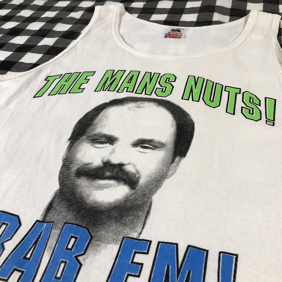 The Mans Nuts! Grab Em The End Dom DeLuise Vintage Tank Top L Single ...
