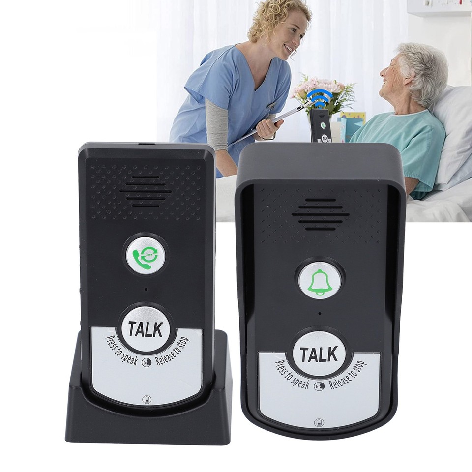 Wireless Intercom System IP54 Waterproof Dual Way Comm Voice Door Bell ...