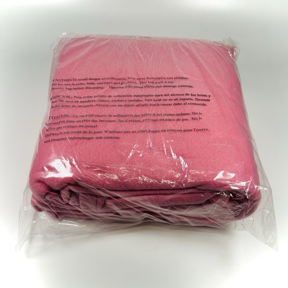 Vintage Snuggie Sleeves Pink New In Box Breast Cancer Society No ...