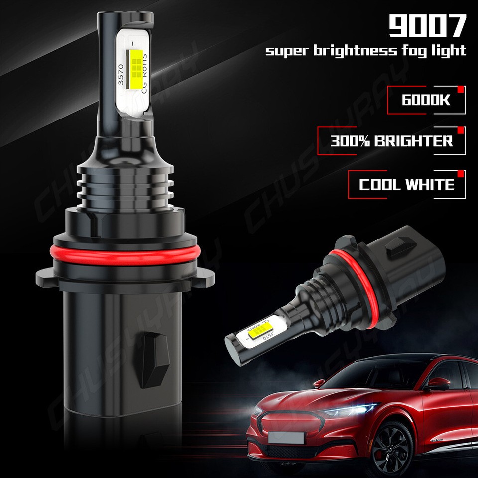 9007/HB5 LED Headlights 1000000LM LED Light Bulbs Kit High Low Beam ...