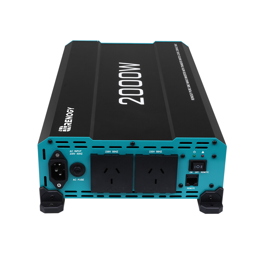 Renogy 12V DC 2000W 4000W Pure Sine Wave Inverter with UPS Function ...