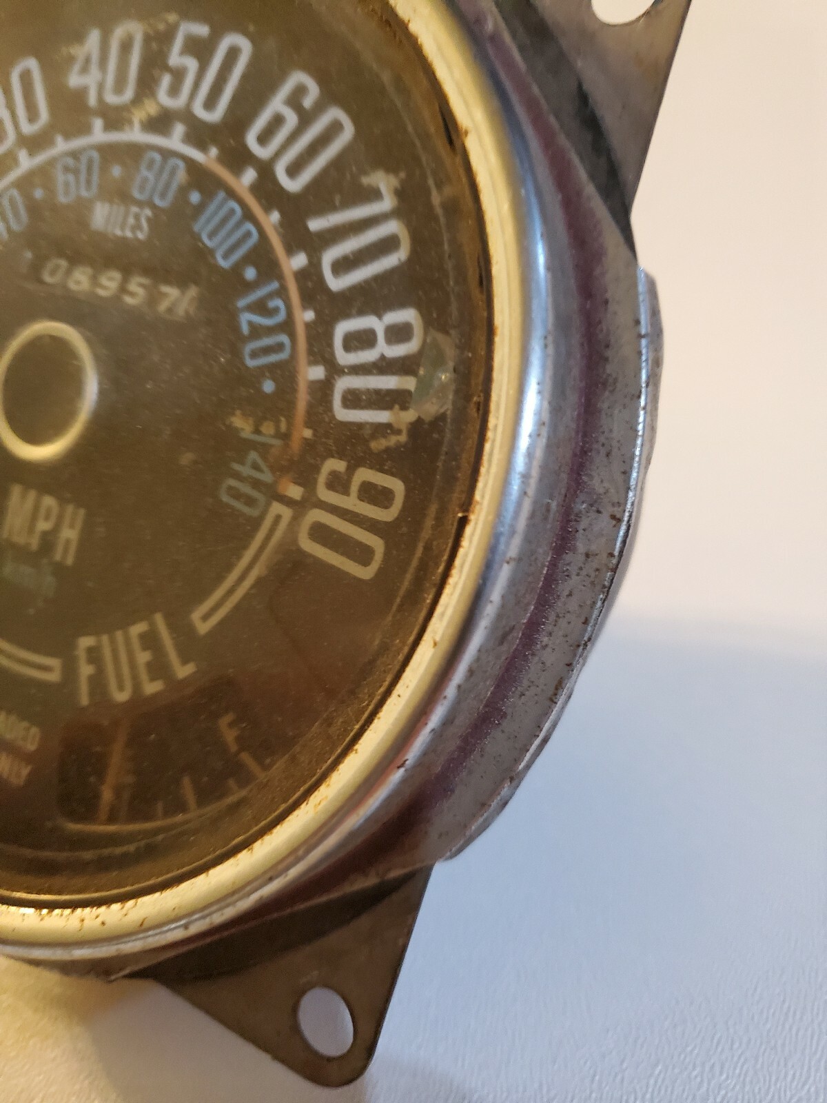 Vintage Jeep CJ Speedometer Instrument Cluster NO Gauges just Speedo ...