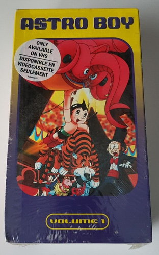 Astro Boy Volume 1 2 3 VHS 2002 Manga Entertainment NEW SEALED Anime NO ...
