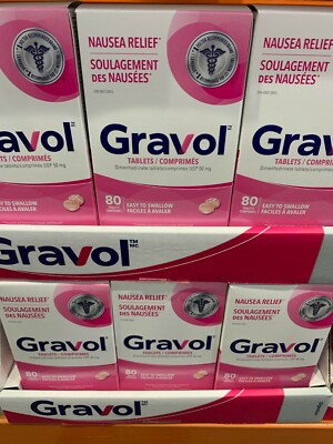 GRAVOL 50 MG 80 TABLETS, Limit 9 per sale | eBay