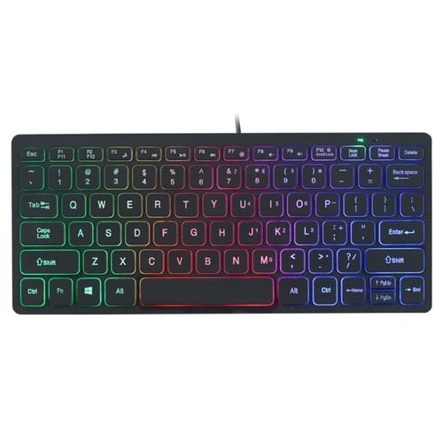 Slim Keyboard with Adjust LED Backlight Translucent Keycaps Quiet to ...