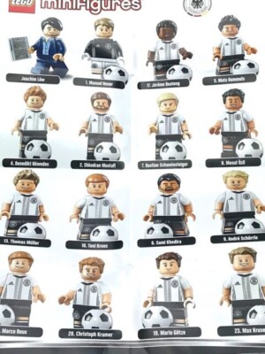 Lego 71014: German National Football Team DBF Complete Set 16 ...