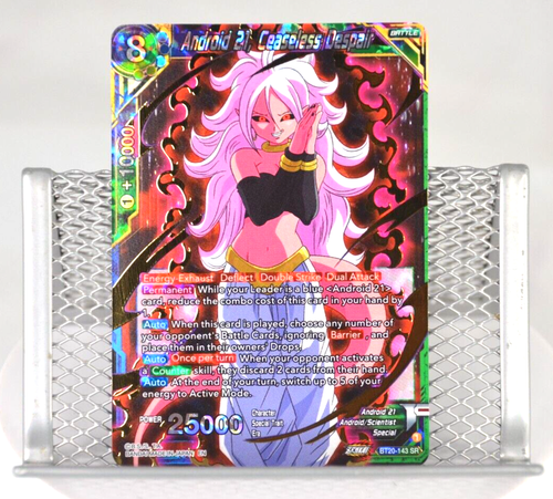 BT20-143 Android 21, Ceaseless Despair SR Foil Power Absorbed DBS CCG ...