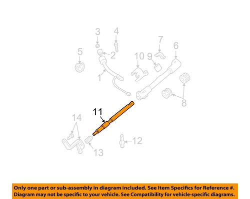 FORD OEM 84-19 Aerostar Steering Column Housing Components-Shaft ...