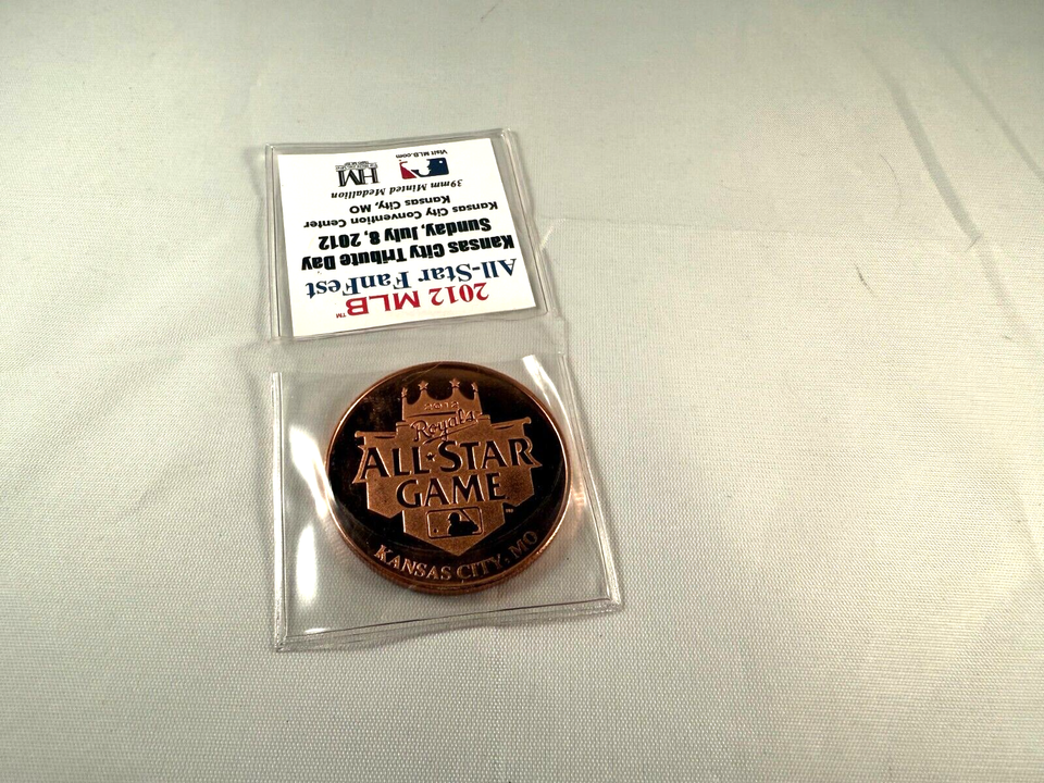 MLB All Star Fanfest Game Commemorative Coin Kansas City Tribute Day ...