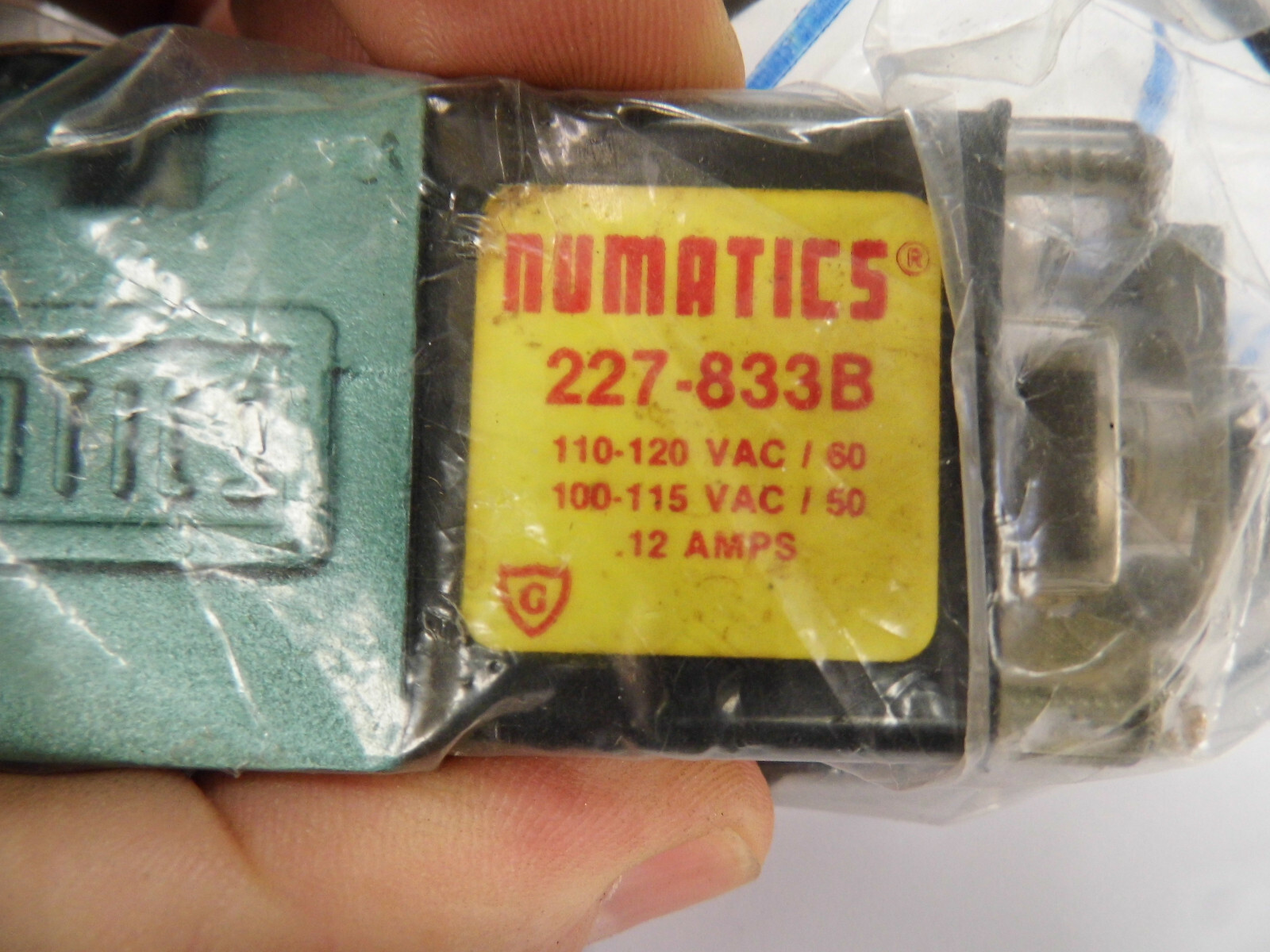 NUMATICS PNEUMATIC VALVE MK7 110VAC WITH SUBBASE, 227-833B | eBay