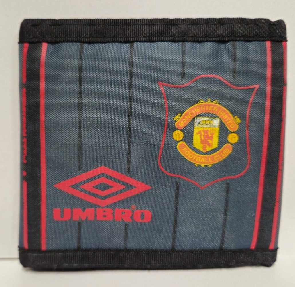 Classic Manchester United Umbro Bi-fold Wallet 1990's… - Gem