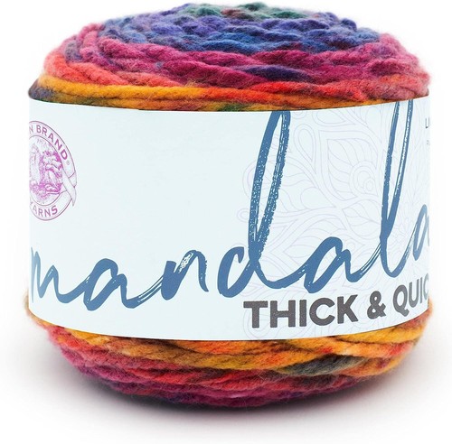 Lion Brand Yarn Company 528-208 Mandala spesso e veloce turbina una ...