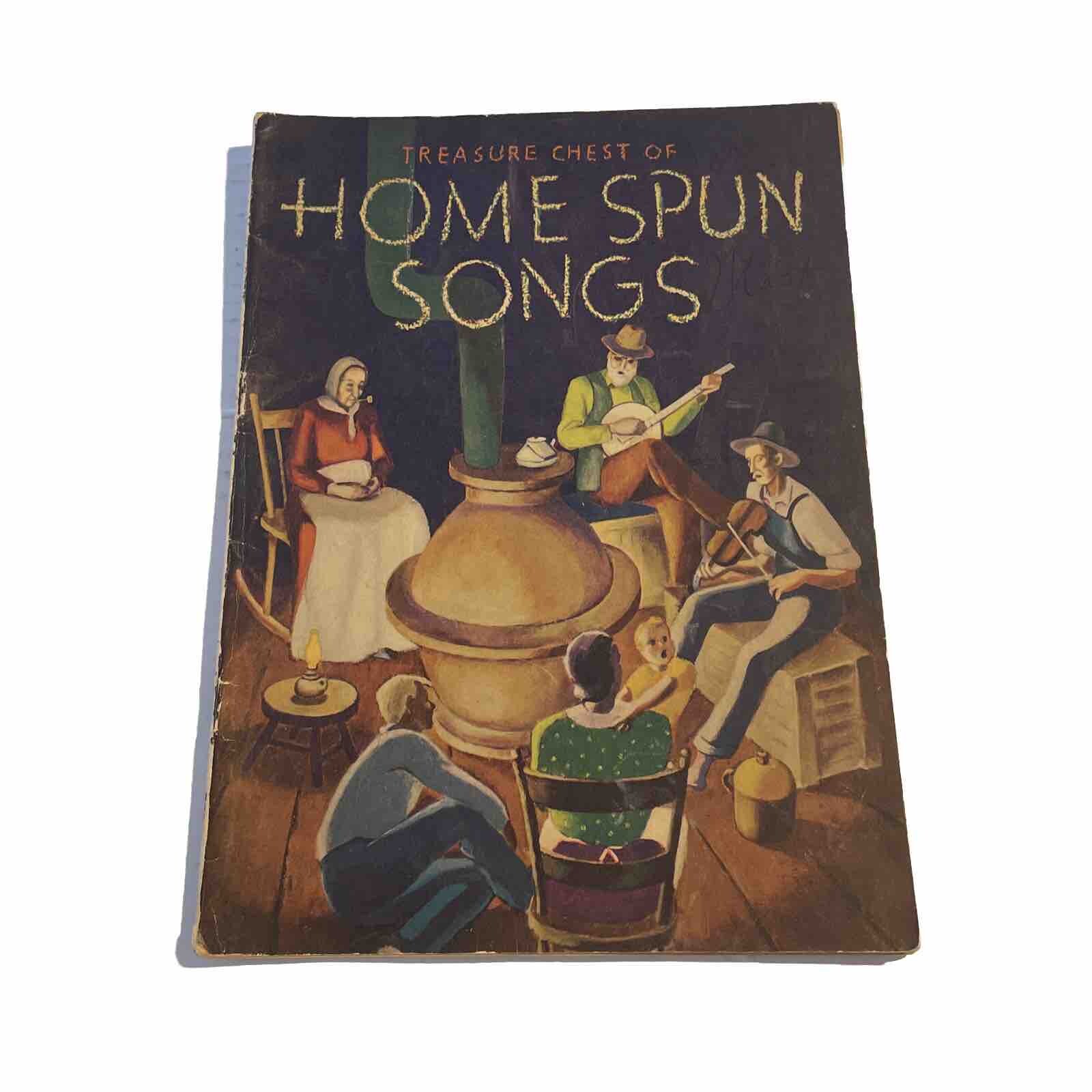 Treasure Chest of Home Spun Songs Sheet Music Book 1935 Piano Vocal ...