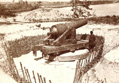 CSA Brooke Rifle Gun Cannon PHOTO, 8-inch Civil War,Confederate Navy ...