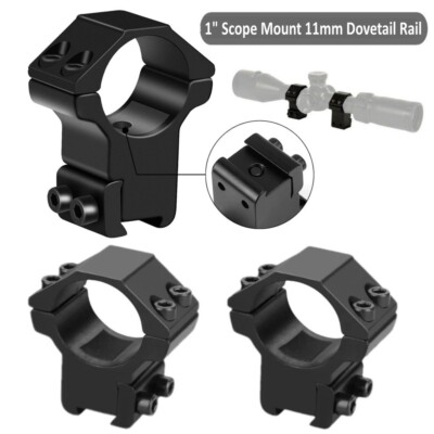 1'' Dovetail Scope Rings High/Medium Profile Scope Mount for 3/8 ...