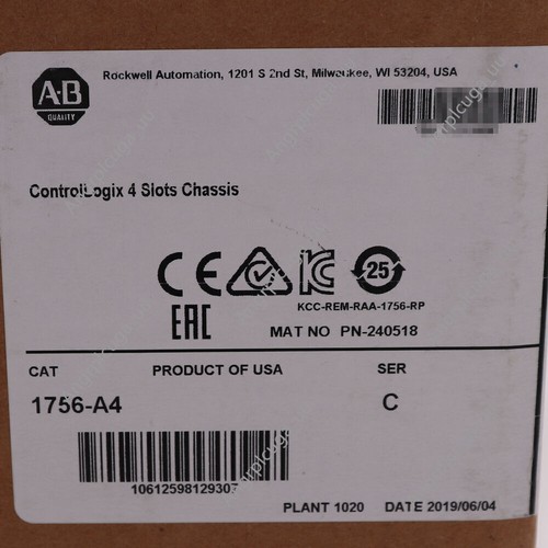 AB 1756-A4 ControlLogix 4 Slots Chassis New Factory Sealed 1756A4 | eBay