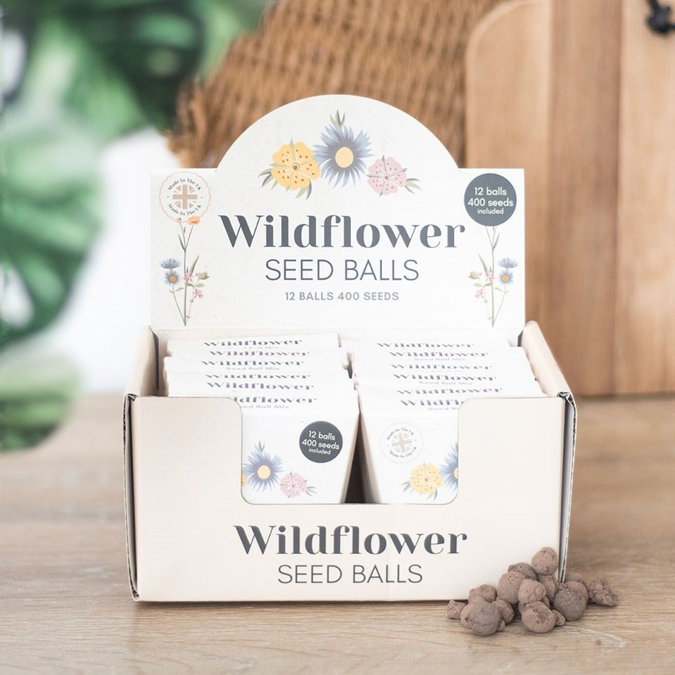 Set of 12 Blooming Lovely Seed Ball Packs in Display | eBay