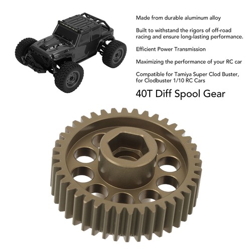 Aluminum Alloy Diff Spool Gear 40T For Super Clod Buster DP ...