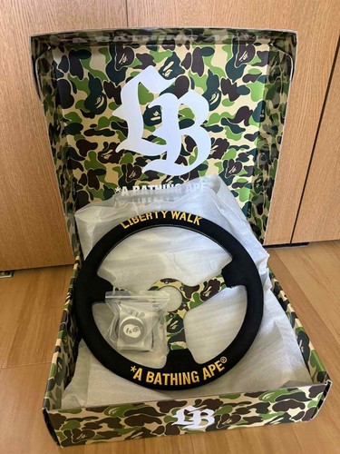 BAPE LBWK ABC Camo Steering Wheel A BATHING APE LIBERTY WALK ...