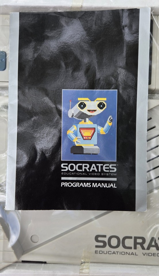 Vtg 1988 VTech Socrates Educational Video Computer System Console Box ...