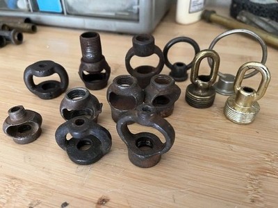 Vintage Cast Iron Lamp Hickeys & Fixture Loops | eBay