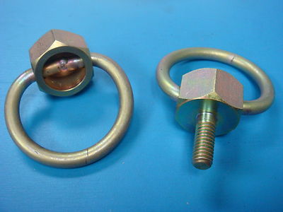 (80) Swivel Hoist Ring HEAVY DUTY Bolt Ring Rigging Rope Chain D Rings ...