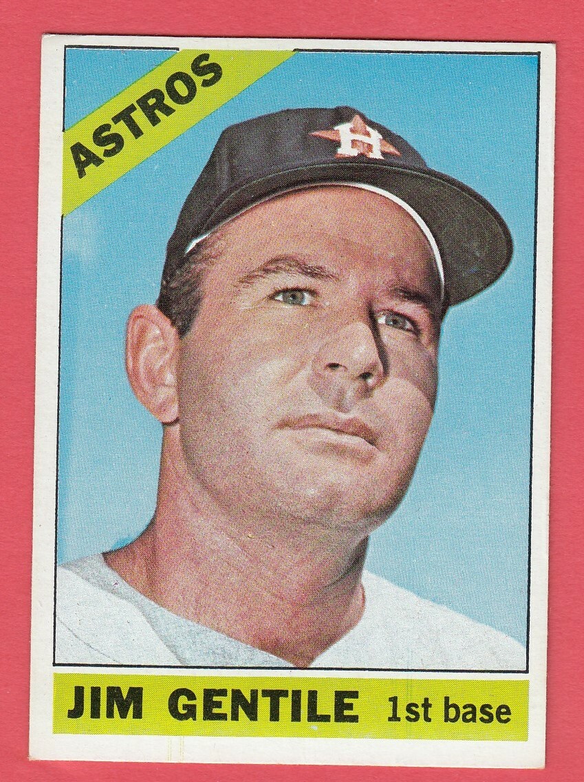 1966 Topps # 45 Jim Gentile -- Astros -- Box 118-393 | eBay