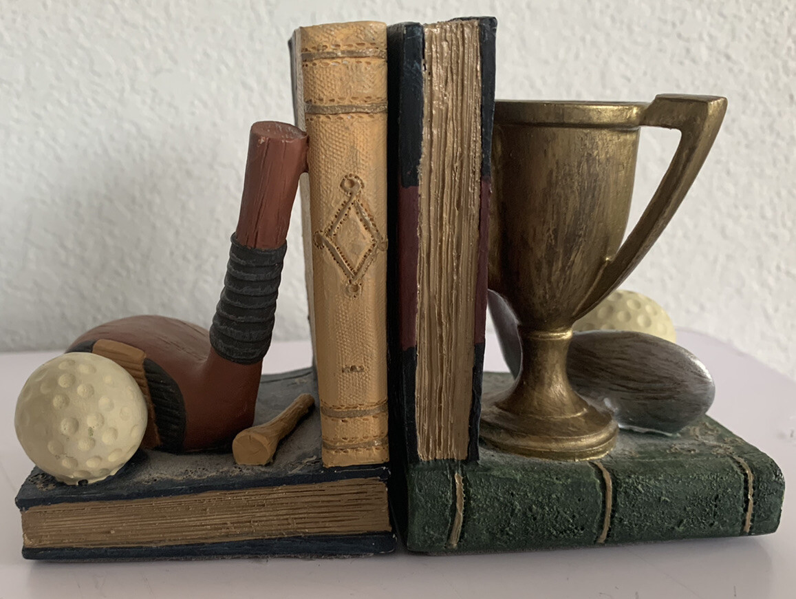 Figi Graphics Vintage Golf Bookends | eBay