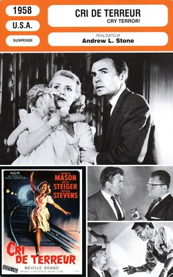FICHE CINEMA : ANDREW L. STONE - CRI DE TERREUR - 1958 | eBay