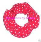 Hair Scrunchie Valentines Day Fabric Scrunchies by Sherry Hearts Kisses ...