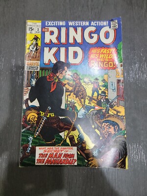 Ringo Kid #3 Bronze Age Marvel Western | eBay