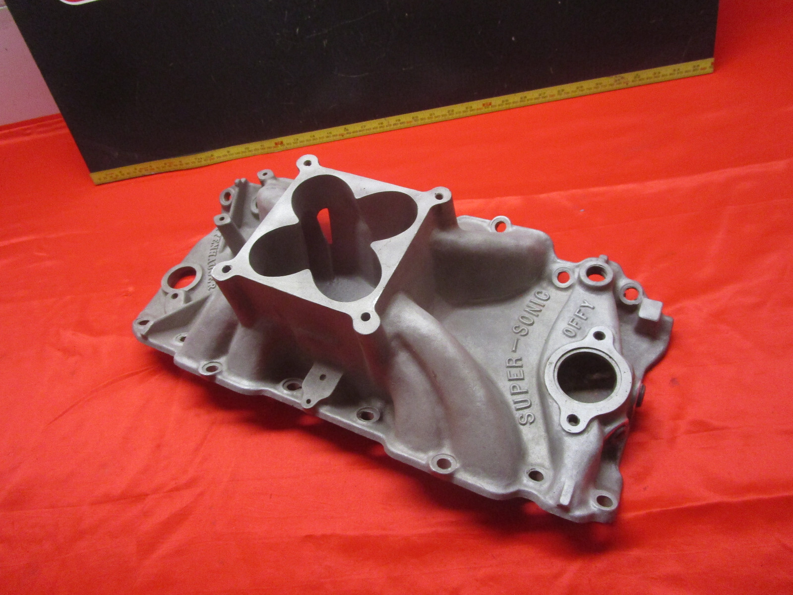 Offenhauser 6105 Super-Sonic Intake Manifold BBC 396 454 4500 Flange ...