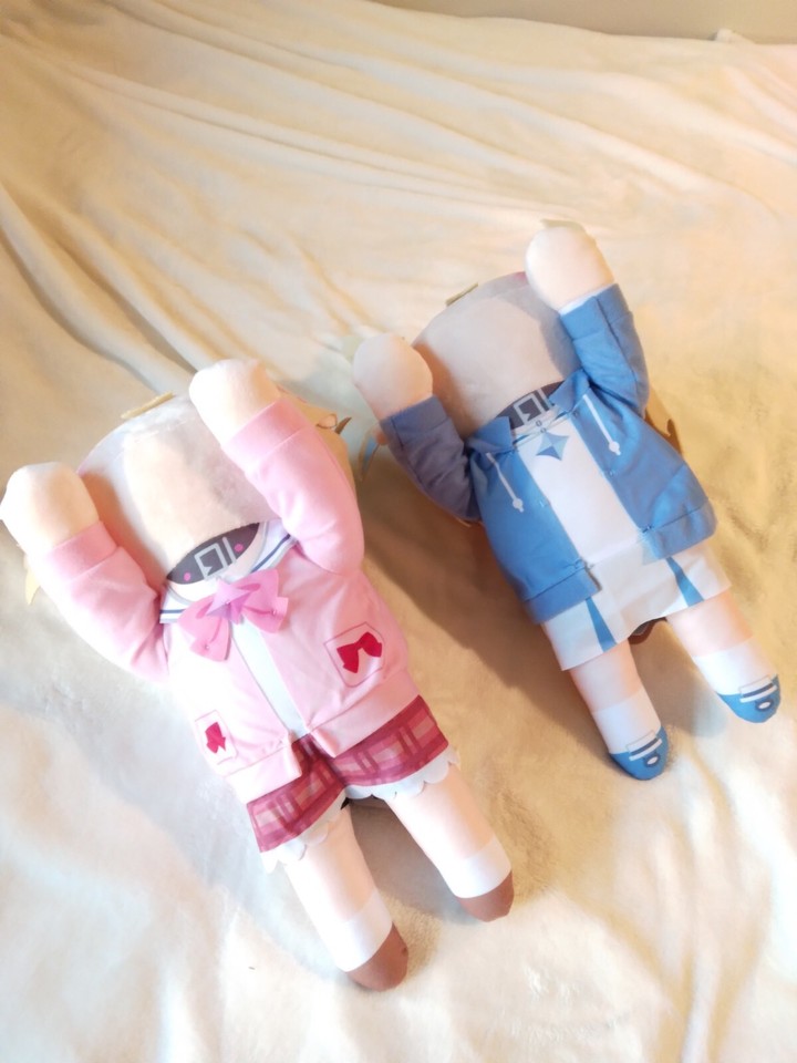 Hololive Production x Round 1 USA Exclusive Fuwamoco Fuwawa & Mococo ...