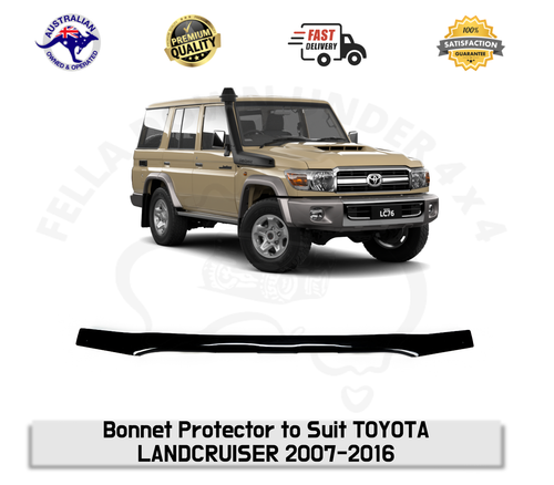 Bonnet Protector Hood Guard To Suit Toyota Landcruiser 70 76 78 79 1/ ...