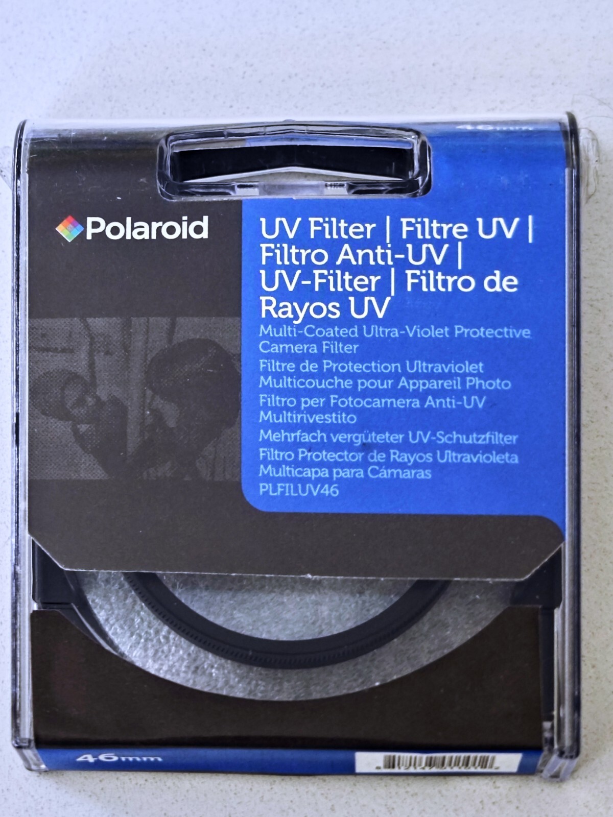 Polaroid Optics 46mm Protective UV Filter - Slim Multi-Coated Glass ...