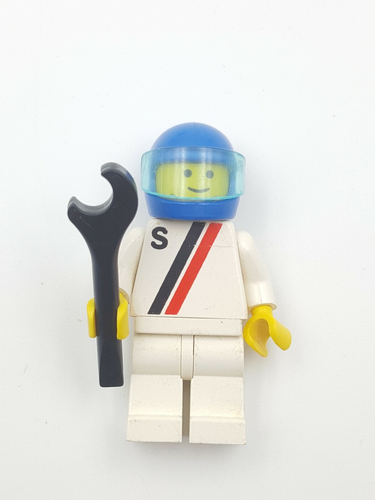 Lego Minifigure Minifig Racing Pickup Driver 1991 so12 speed race car ...