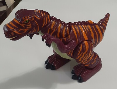 2006 Mattel Dinosaur Imaginext Raider Allosaurus Walking Roaring Tested ...