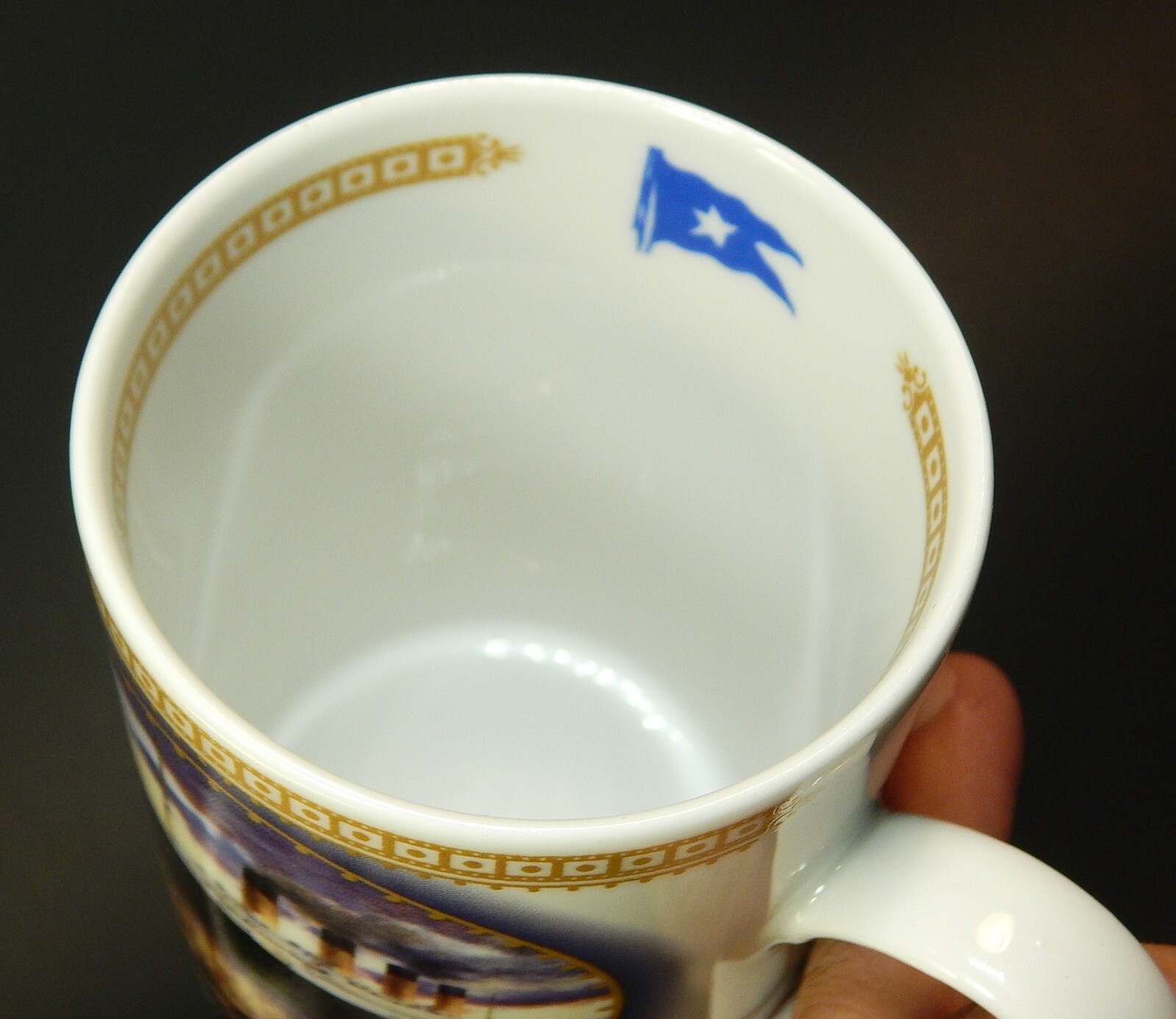 New Titanic Coffee Mug 2pc Set Davenport Pottery England Porcelain w ...