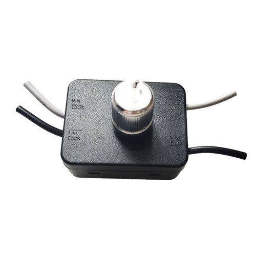 Inline Dial Rotary Dimmer Switch For Lamps & Light Fixtures 3-100W 120V ...