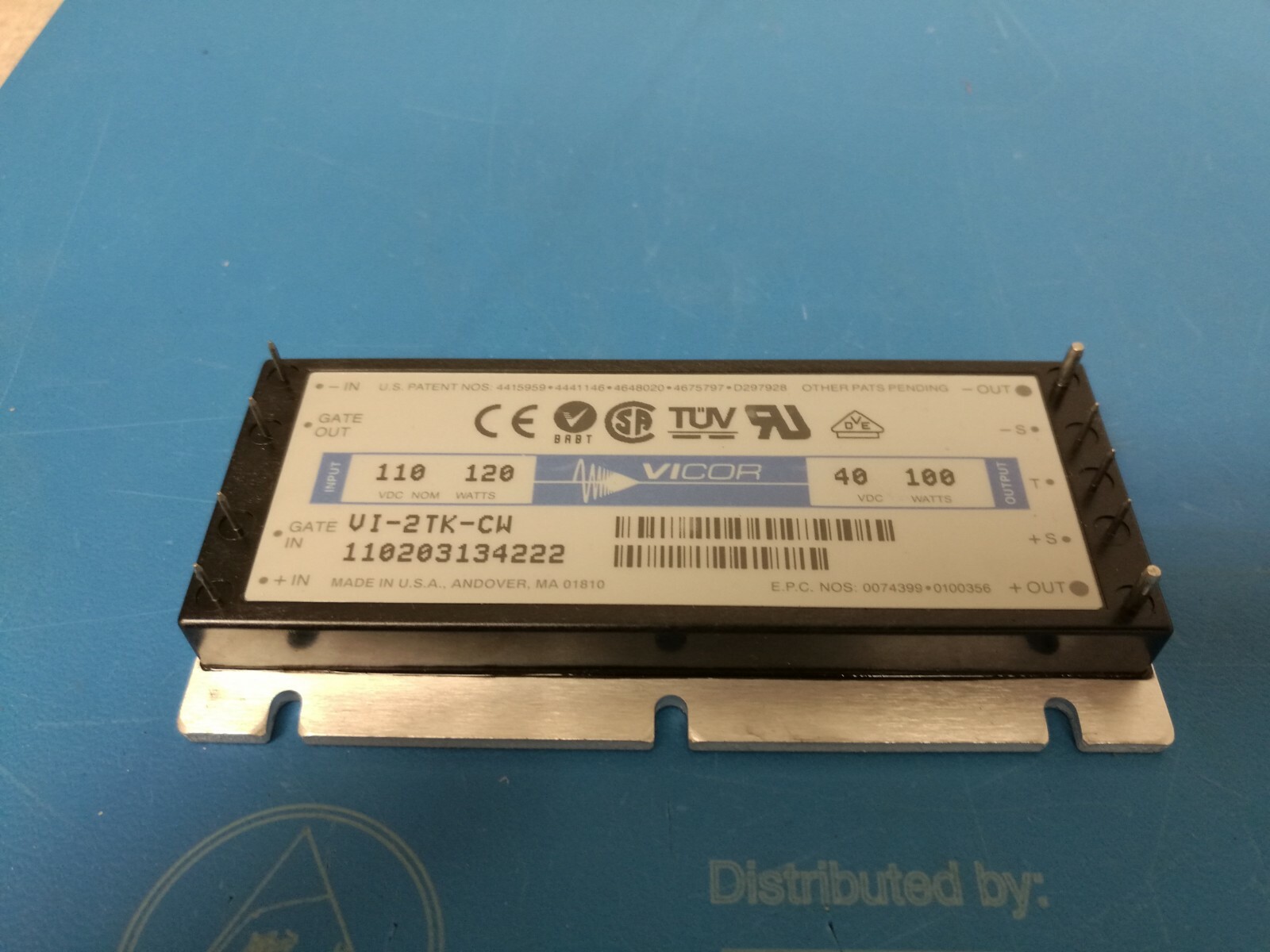 VICOR POWER MODULE VI-2TK-CW 110vdc in - 40vdc out - 100W NEW | eBay
